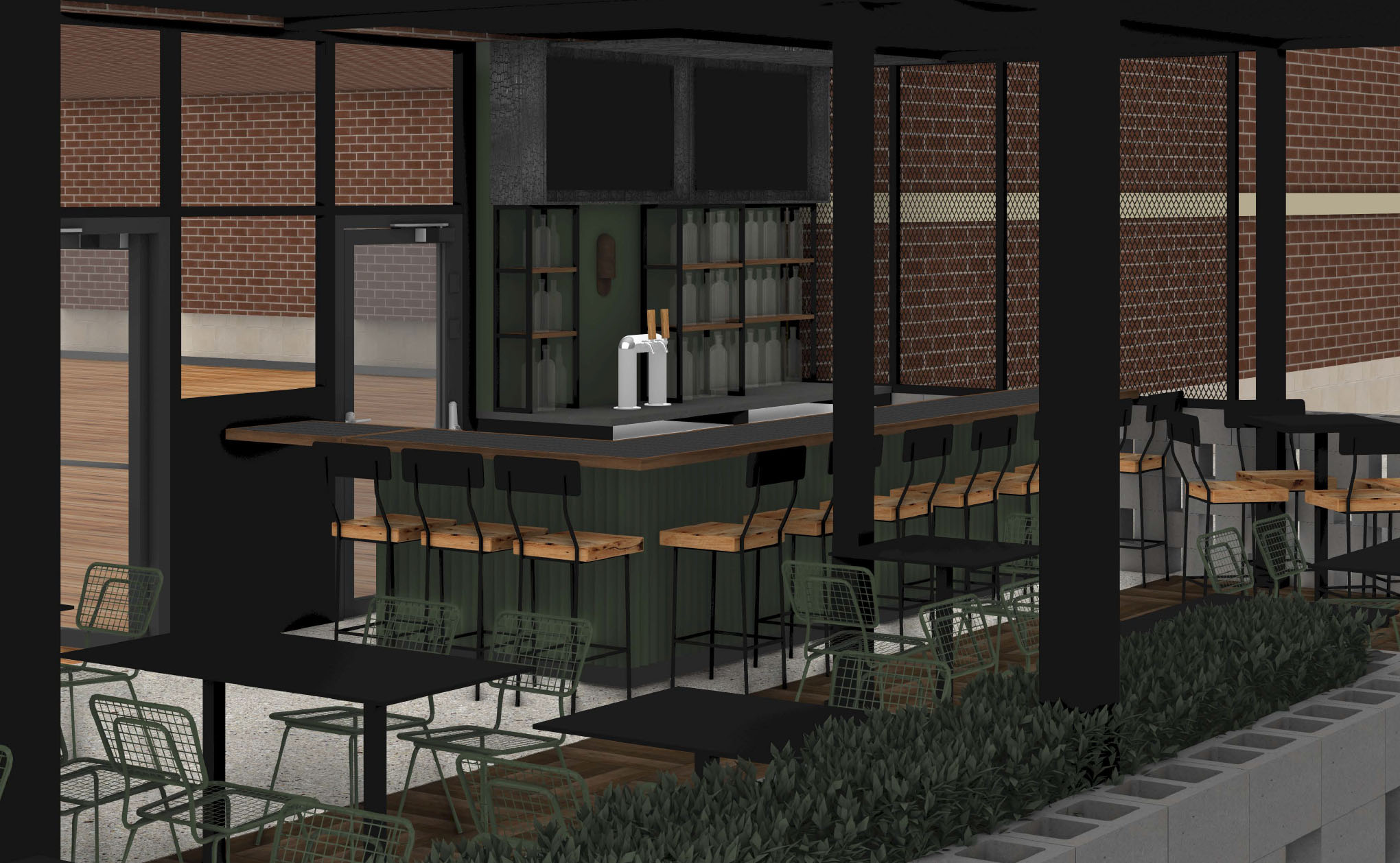 Brick Approves 52-Seat Outdoor Dining Area, Bar for Popular Restaurant ...