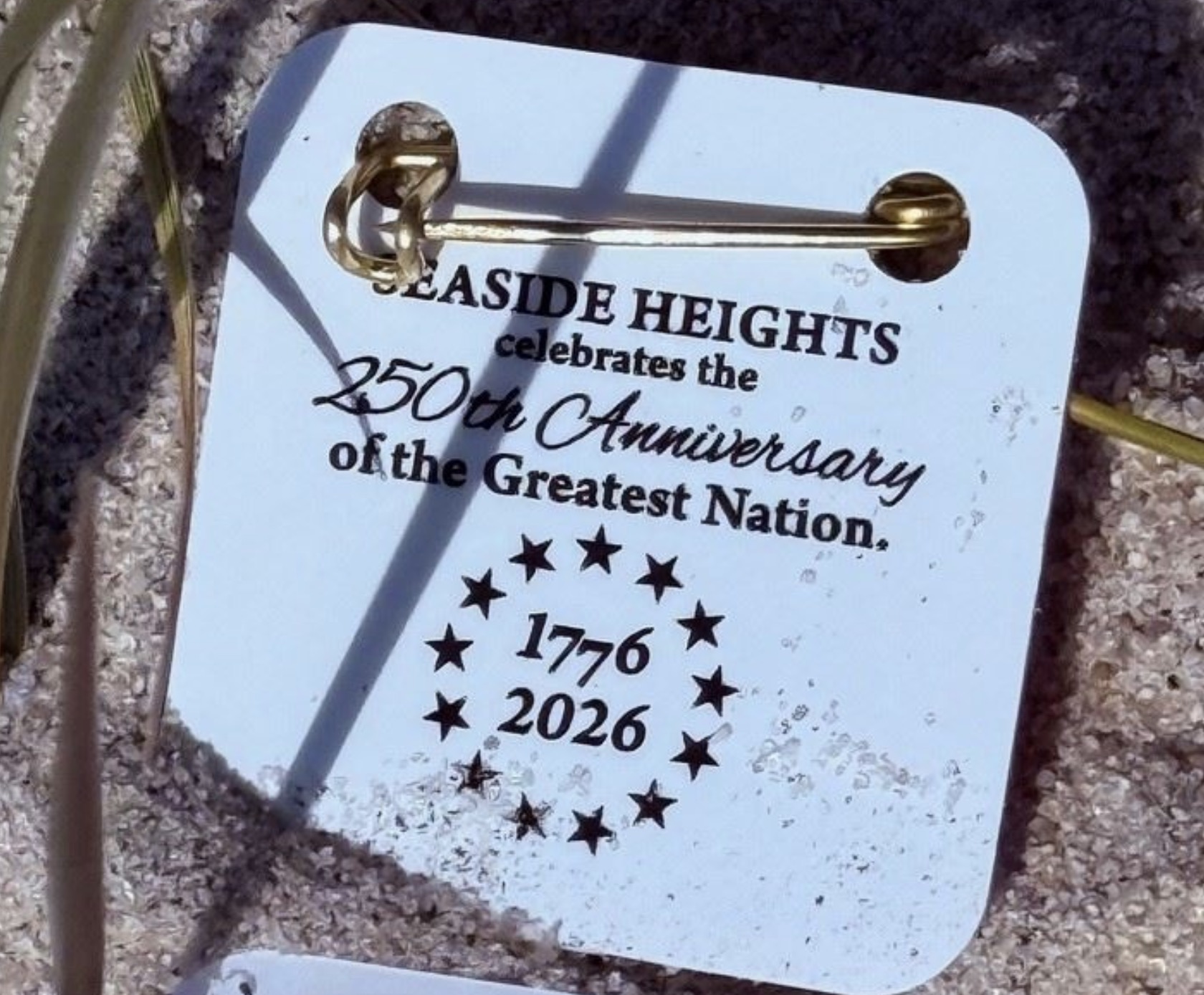Seaside Heights Designs USA 250th Anniversary Beach Badges, Announces ...